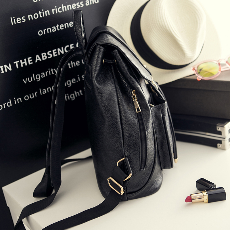 2017 Ladies Backpack Bag Fashion Leather Backpack Women Travel on Luulla