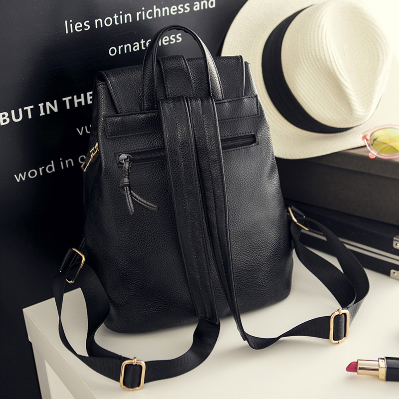 2017 Ladies Backpack Bag Fashion Leather Backpack Women Travel on Luulla